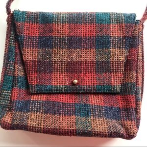 Bags | Vintage Plaid Wool Purse Or Bag | Poshmark